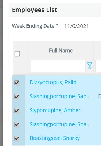 How to: Batch Create Timecards